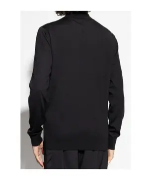 Dolce & Gabbana High-neck Knitted Jumper - Black