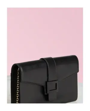 ROGER VIVIER Chain Shoulder Bag - Black