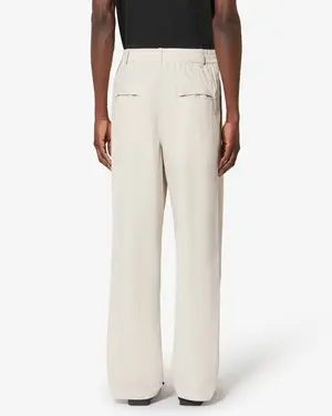Isabel Marant Étoile Yostin Pleated Trousers - Ecru