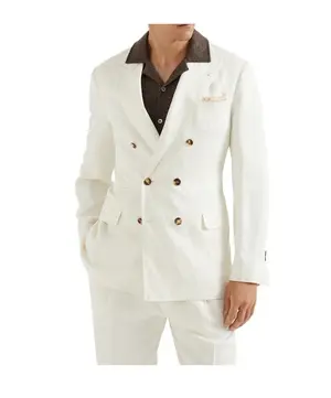 Brunello Cucinelli Double Breasted Tailored Blazer