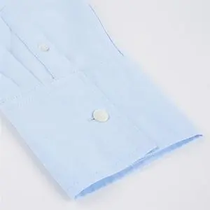 AMI Paris Cropped Button-down Shirt With De Coeur Embossing