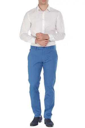 Emporio Armani Tapered Casual Pants - Blue