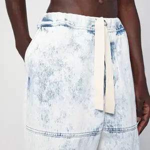 Dries Van Noten Acid Wash Drawstring Jeans