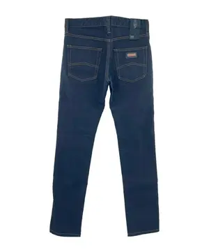 Emporio Armani Five-pocket Jeans With Contrasting Stitching - Blue
