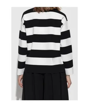 Max Mara Striped Crewneck Long Sleeve T-shirt