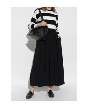 Max Mara Striped Crewneck Long Sleeve T-shirt