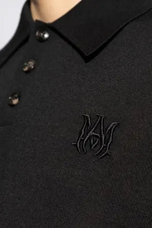 Amiri Logo-embroidered Polo Shirt