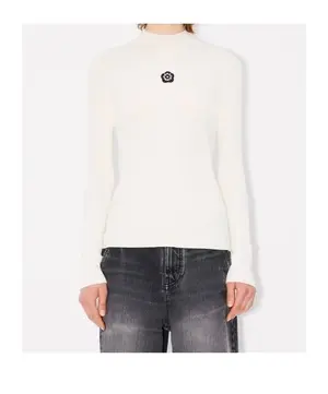 Kenzo Boke Flower 2.0 Knitted Jumper - White