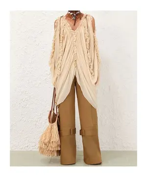 Zimmermann Illuminate Draped Blouse