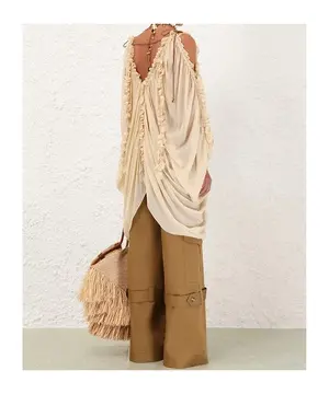Zimmermann Illuminate Draped Blouse