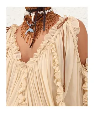 Zimmermann Illuminate Draped Blouse