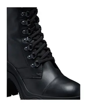 Moncler Envile" Buckled Lace-up Combat Boots