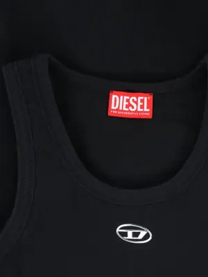 DIESEL® T-anki-od Ribbed Tank Top - Black