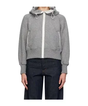 Canada Goose Zip-up Hooded Hoodie - Gray
