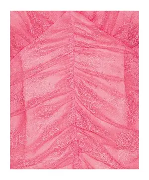 ROTATE BY BIRGER CHRISTENSEN Lace Mini Long Sleeve Dress