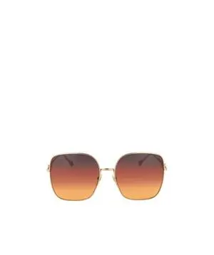 Gucci Square Frame Sunglasses - Nude