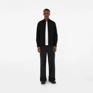 Burberry Logo-embroidered Buttoned Shirt