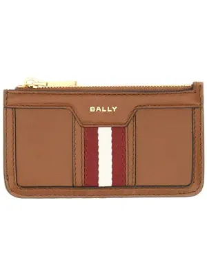 Bally Bally Zipped Wallet Brown