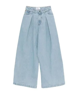 Giuseppe Di Morabito Pleated Wide-leg Jeans