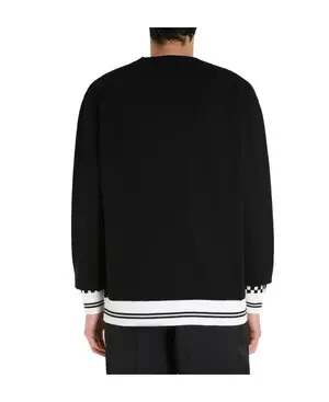 Versace Intarsia-knit Logo Jumper