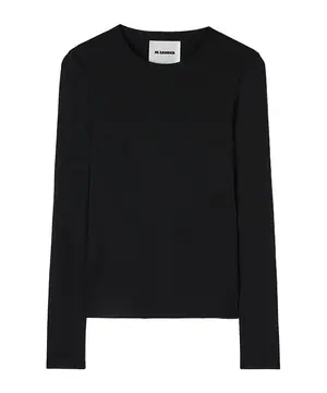 JIL SANDER Long-sleeved Crewneck Top