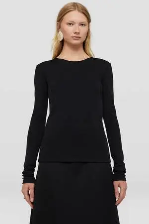 JIL SANDER Long-sleeved Crewneck Top