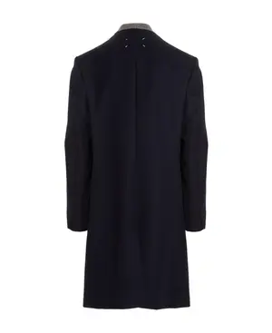 MAISON MARGIELA Long Single-breasted Wool Coat