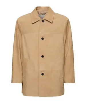 DUNST Suede Jacket - Camel