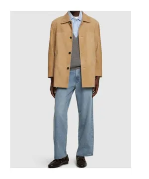 DUNST Suede Jacket - Camel