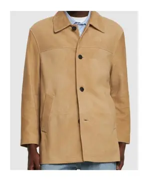 DUNST Suede Jacket - Camel