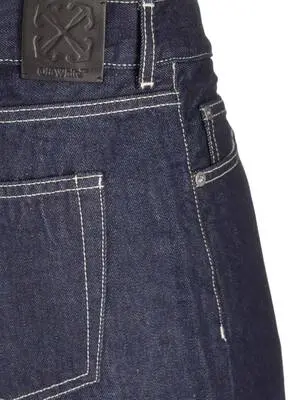 Off-White Mid-rise Straight-leg Jeans