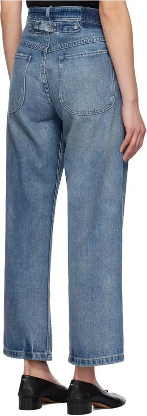 MAISON MARGIELA Distressed Wide-leg Jeans