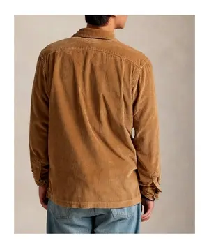Polo Ralph Lauren Classic Fit Corduroy Camp Shirt - Brown