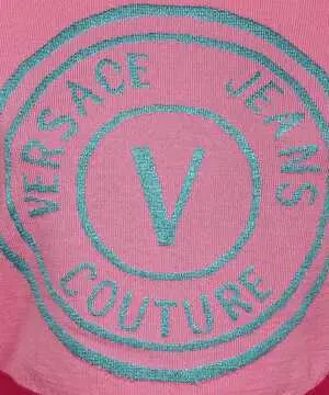 Versace Logo Jacquard Cropped Jumper