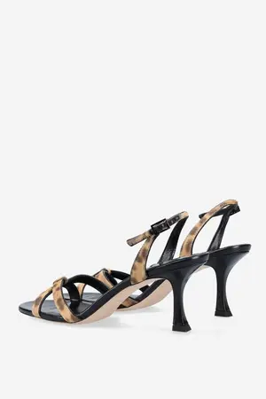 JIMMY CHOO Elsy 70 High-heeled Sandals - Leopard