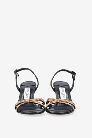 JIMMY CHOO Elsy 70 High-heeled Sandals - Leopard