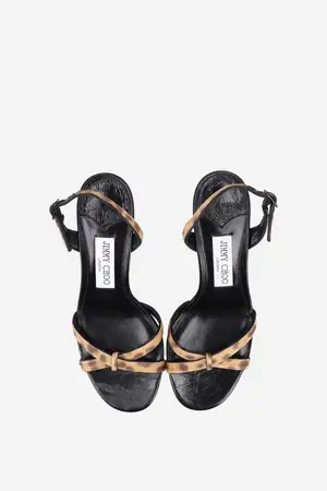 JIMMY CHOO Elsy 70 High-heeled Sandals - Leopard