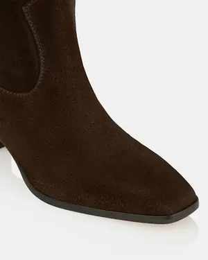 AQUAZZURA 50mm Nomad Square-toe Boots - Brown