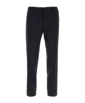 Prada Triangle-logo Trousers - Blue