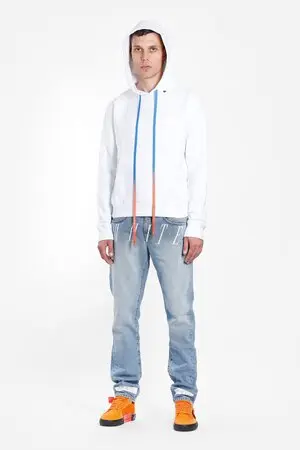 Off-White Logo Hooded Sweater
