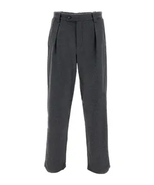 A.p.c. Pleated Wool-blend Trousers