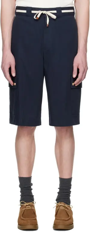 Drole De Monsieur Le Short Workwear Chevron Shorts
