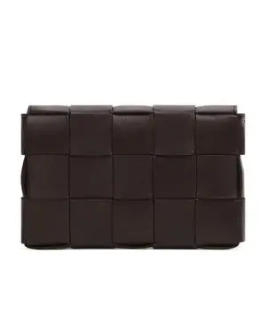 Bottega Veneta Cassette Shoulder Bag - Brown