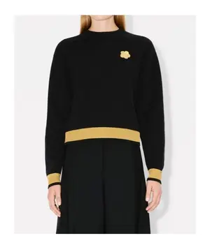 Kenzo Boke Flower Jumper In Wool And Cotton