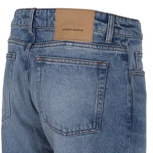 AMI Paris Logo Patch Straight-leg Jeans