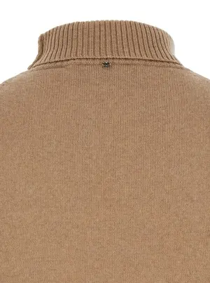 Sportmax Ardenza Roll Neck Sleeveless Vest - Camel