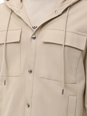 Hugo Boss Casual Jacket With Drawstring Hood