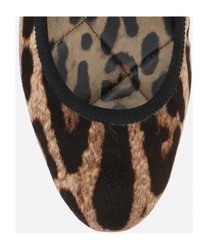 Dolce & Gabbana Leopard-printed Ballerina Flats