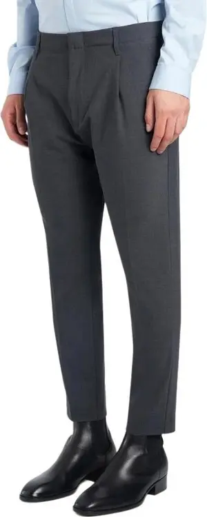 DONDUP Tapered Trousers With Pleats