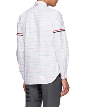 Thom Browne Checked Long-sleeved Shirt